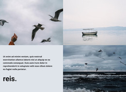 Op zee reizen - Website sjabloon door Nicepage