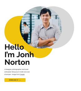 Hello block - Website Template by Nicepage