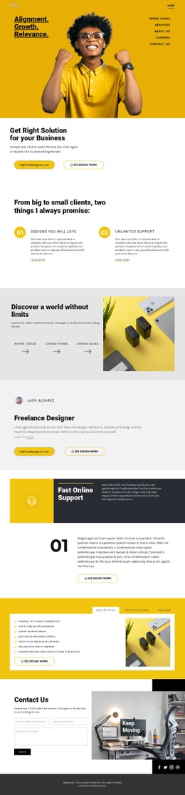1160 Home Page CSS Templates