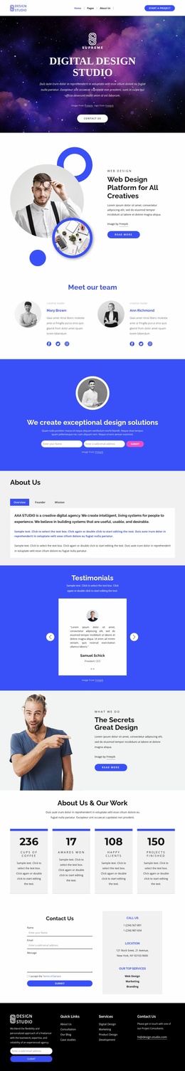 Meet customer needs - Website Template by Nicepage