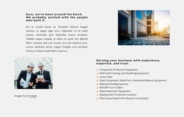 General building materials - CSS Template by Nicepage