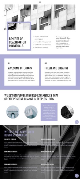 Construction company path - Website Template by Nicepage