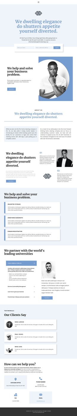 Partner HTML Templates | Nicepage