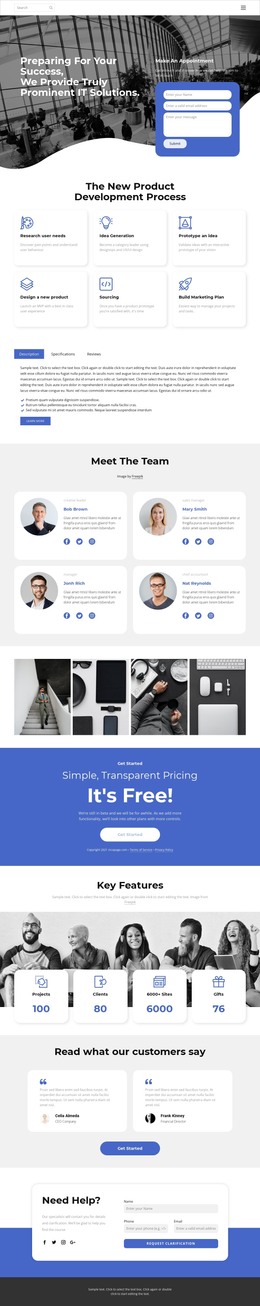 Appointment HTML Templates | Nicepage