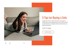 Sofa HTML Templates | Nicepage