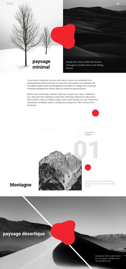 Minimal Modèles CSS | Nicepage