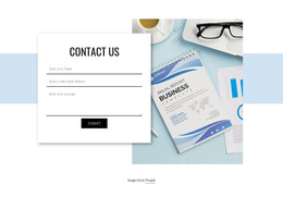 Contact us form - HTML Template by Nicepage