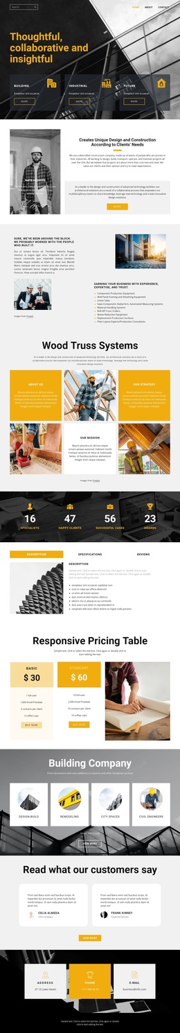 Engineering firm - Template by Nicepage