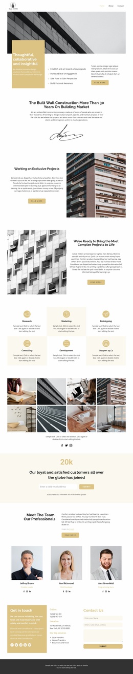 Projects Website Templates | Nicepage