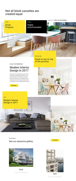 Great projects, high quality - Website Template by Nicepage