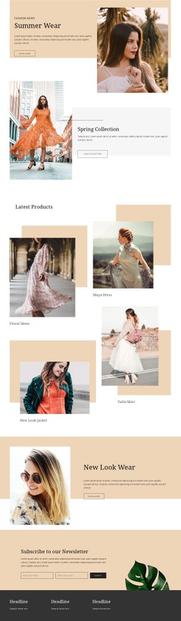 460 Fashion & Beauty CSS Templates