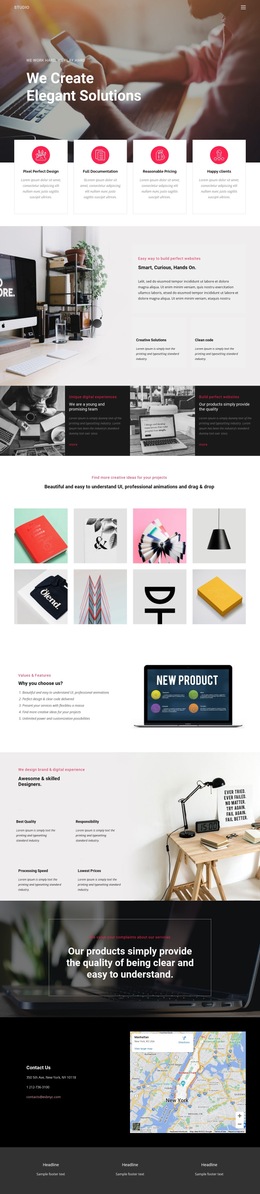 520 Technology HTML5 Templates | Nicepage