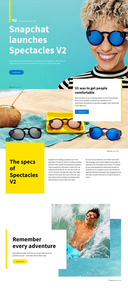 Snapchat Launchers - Website Template by Nicepage