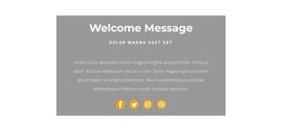 This is a greeting - HTML Template by Nicepage