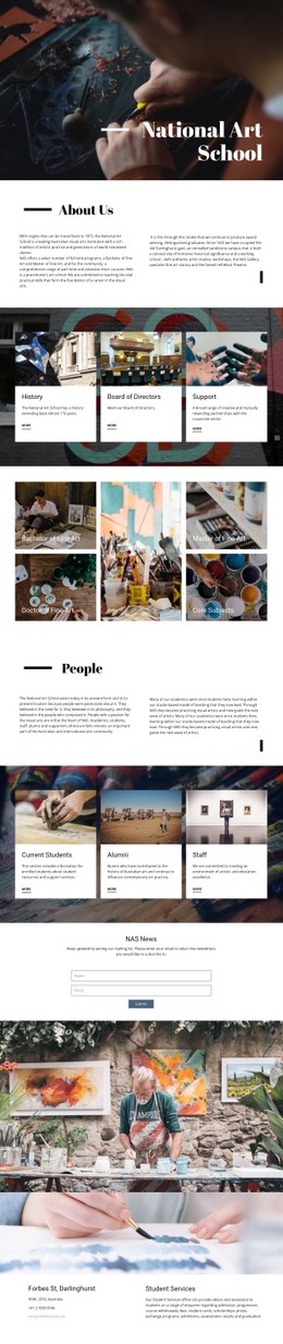 History CSS Templates | Nicepage