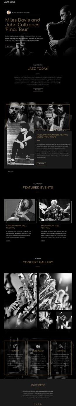 140 Music & Entertainment CSS Templates | Nicepage