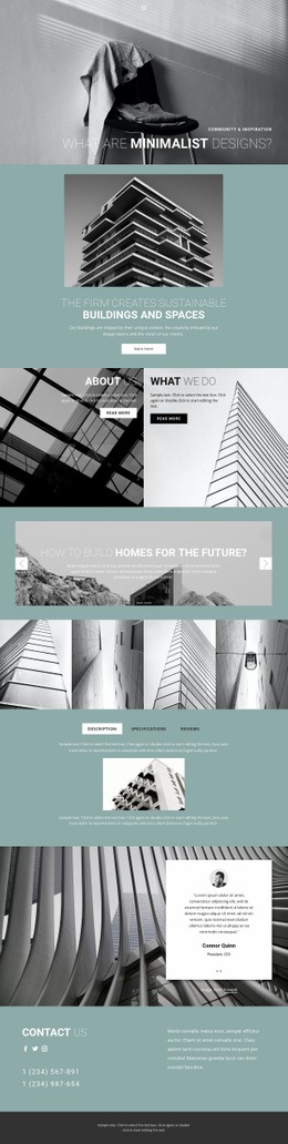 1000 Architecture & Building Html Code Examples | Nicepage