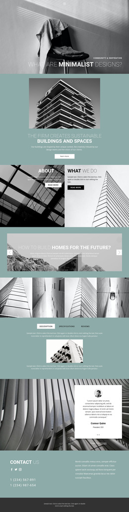 960 Architecture & Building HTML5 Templates