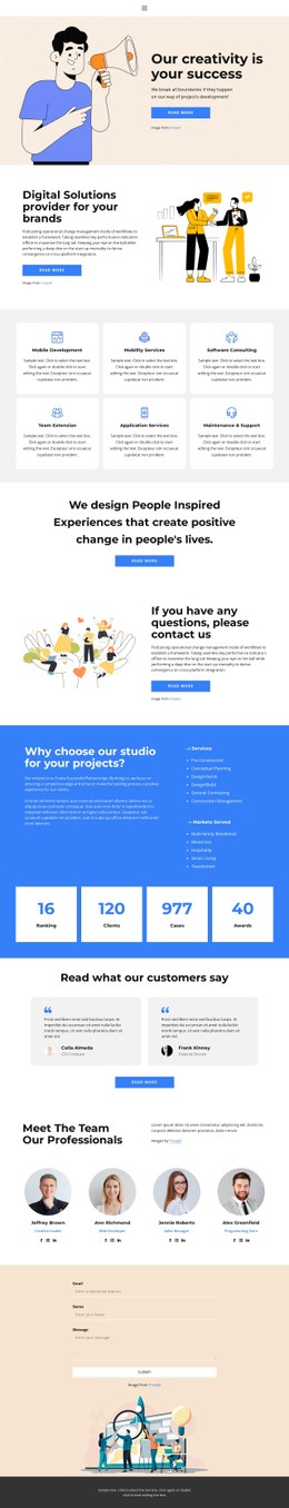 1210 Home Page CSS Templates