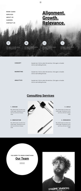 Your success depends on you - Website Template by Nicepage