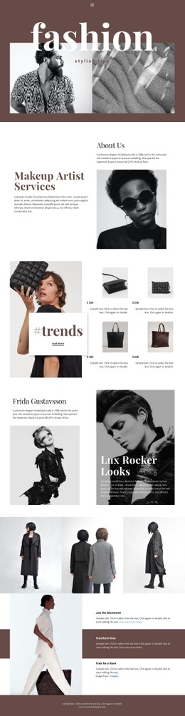 470 Fashion & Beauty CSS Templates