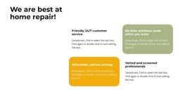 Best in home repair Website Template