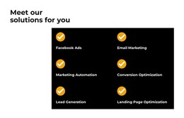 Meet our solution - CSS Template by Nicepage