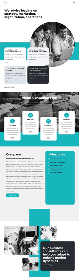 Effective strategies for your business - Website Template by Nicepage
