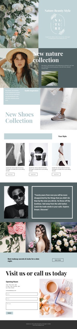Clothing Store Html Code Examples | Nicepage