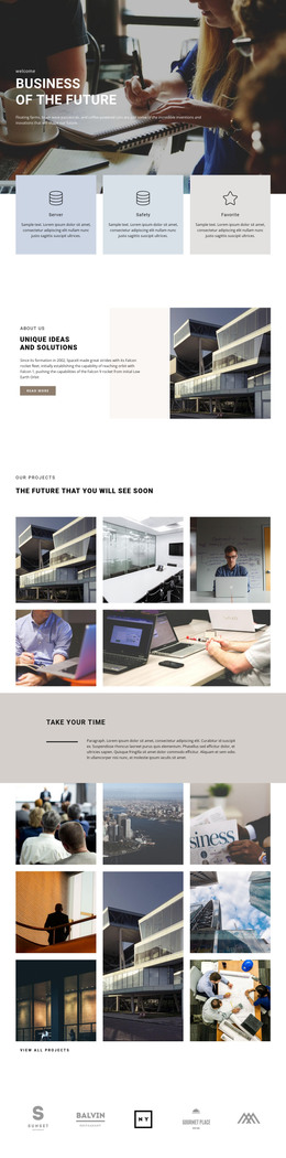 Business Card HTML Templates | Nicepage