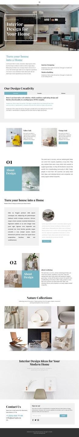 Interior brands - WordPress Theme by Nicepage