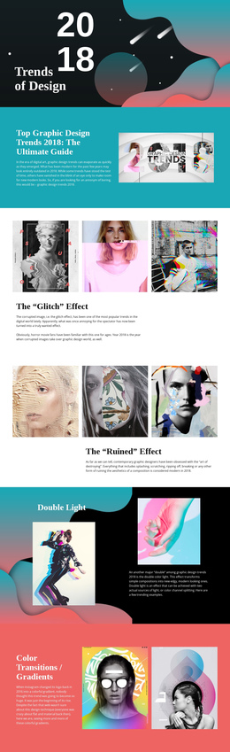 1130 Art & Design One Page Templates