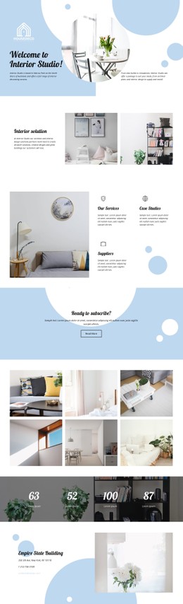 Functional interior design - CSS Template by Nicepage