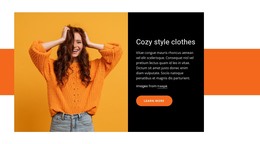 Clothes HTML Templates | Nicepage