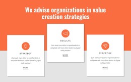 Creating value for customers - Website Template by Nicepage