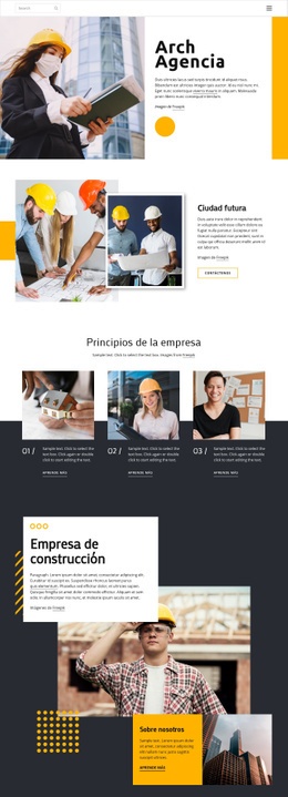 Arquitectos premiados - Plantilla HTML por Nicepage