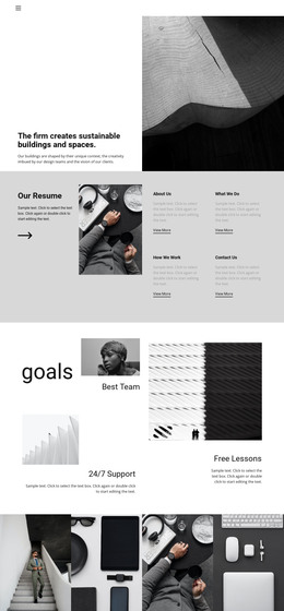 Hard work good result HTML5 Template