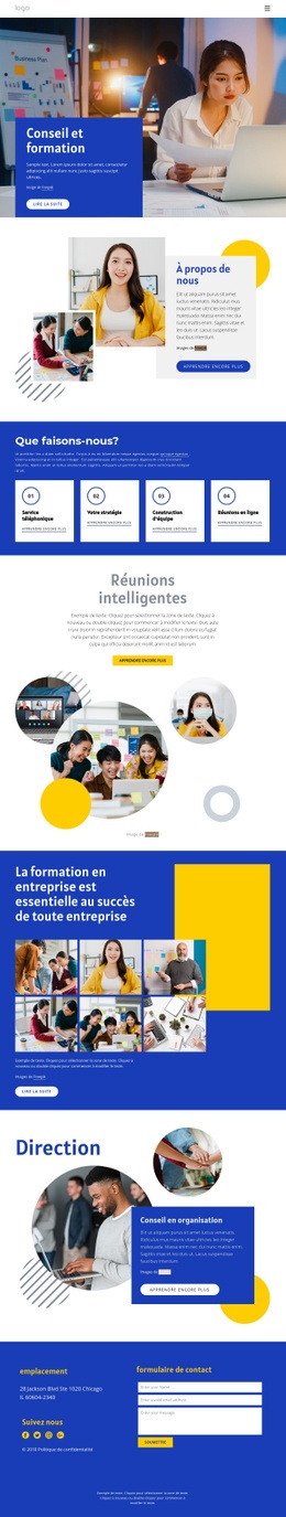 Agence de traduction de dictionnaires - Maquette de site Web par Nicepage