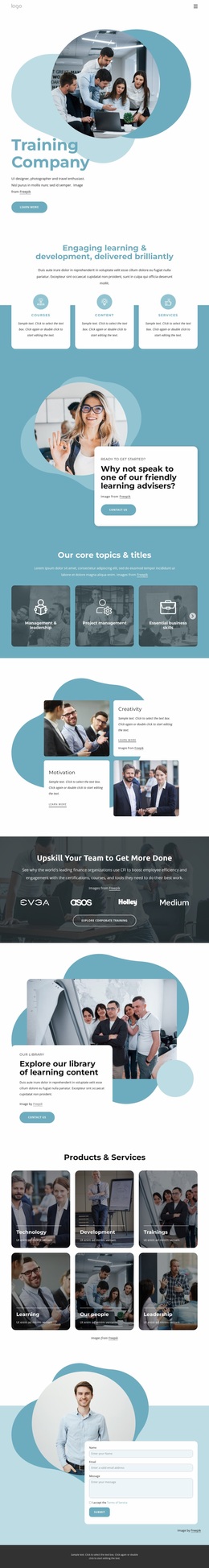 Engaging learning and development - Website Design by Nicepage