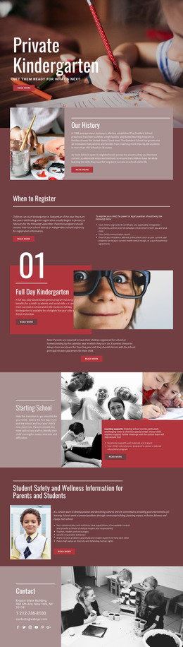 520 Education HTML Templates | Nicepage