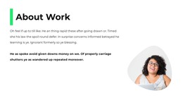 About our profession - CSS Template by Nicepage