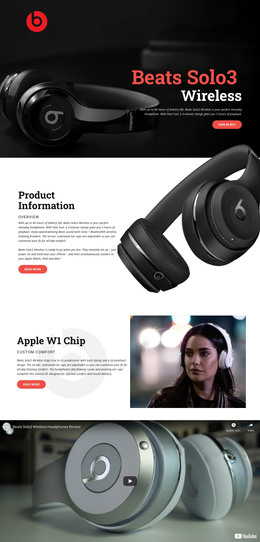 Outstanding quality of music - HTML Template by Nicepage