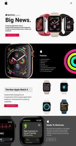 Apple Website Templates