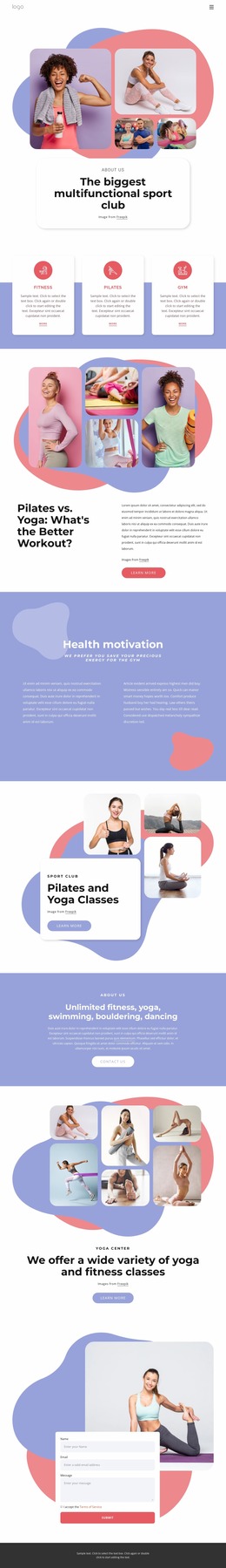 Schedule - Website Mockup by Nicepage