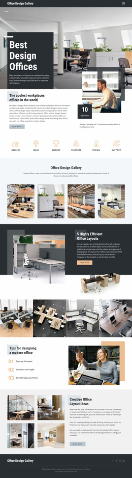 Minimalist modern interior Wix Template Alternative