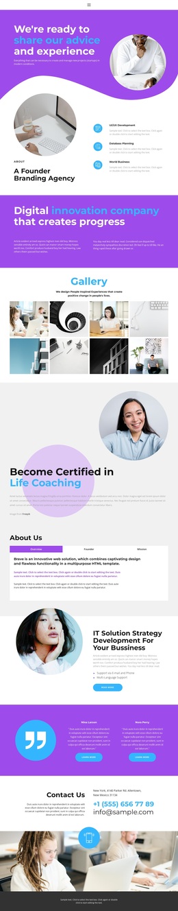 Founder Templates | Nicepage