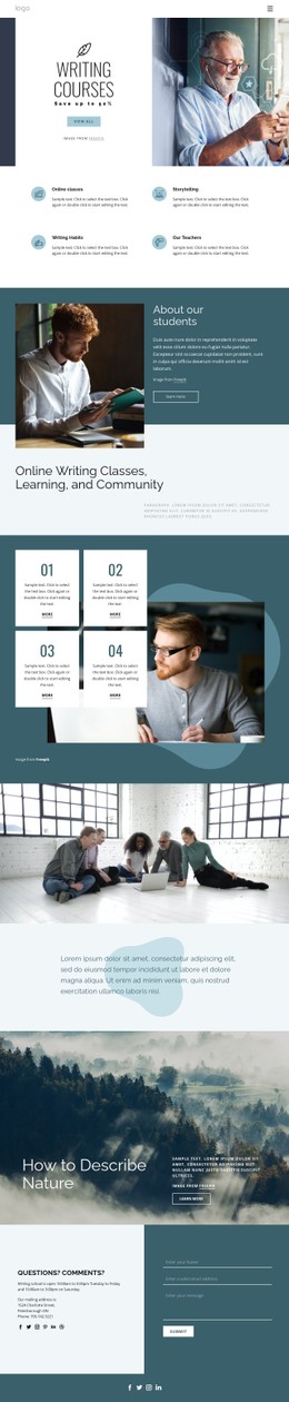 520 Education CSS Templates | Nicepage