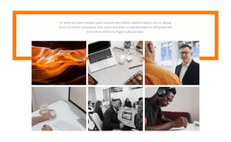 Gallery with business process - WordPress Theme by Nicepage