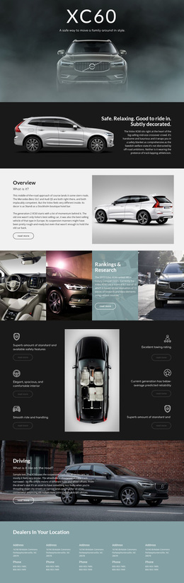 360 Cars & Transportation Templates | Nicepage