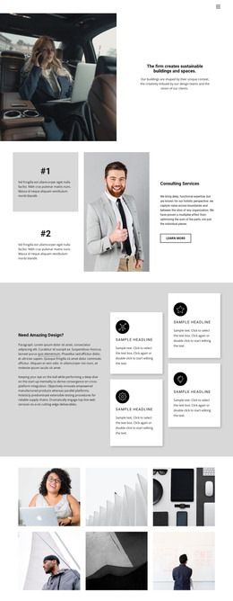 School of Successful Business - One Page Template by Nicepage
